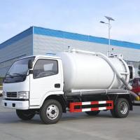 China 4000L Sewage Suction Truck 4x2 Septic Tank Vehicle with 102HP Euro V Engine for sale
