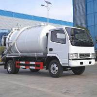 China 4000L Sewage Suction Truck 4x2 Septic Tank Vehicle with 102HP Euro V Engine for sale
