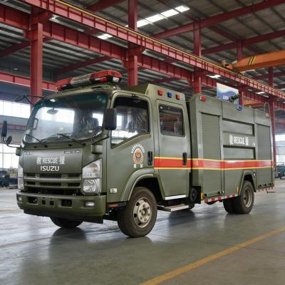 China ISUZU 700p Euro4 Euro5 3000L 4000L Water Foam Fire Truck for Sale for sale