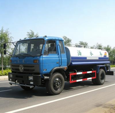 China 12 Ton Water Bowser Tank Truck 12000 Liters Water Tanker Sprinkler Truck 12 Cbm Clean Water Transport for sale