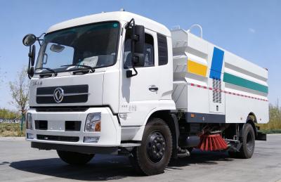 China Dongfeng 4X2 10m3 Vacuum Road Sweeper Truck Euro IV Diesel Engine 180HP for sale