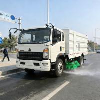 China Dongfeng 10 Ton Road Sweeper Truck 9000L Water Tank 7cbm Garbage Hopper Street Cleaning Vehicle for sale