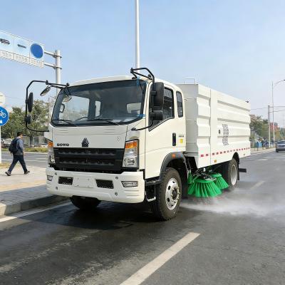 China Dongfeng 10 Ton Road Sweeper Truck 9000L Water Tank 7cbm Garbage Hopper Street Cleaning Vehicle for sale