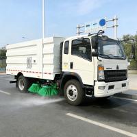 China Dongfeng 10 Ton Road Sweeper Truck 9000L Water Tank 7cbm Garbage Hopper Street Cleaning Vehicle for sale