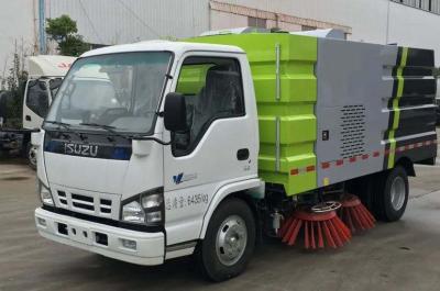 China 3-5 Ton Dry Wet Dual Purpose Street Vacuum Sweeper Truck 6cbm 7cbm 2400mm Working Width for sale