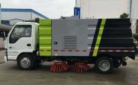 China 3-5 Ton Dry Wet Dual Purpose Street Vacuum Sweeper Truck 6cbm 7cbm 2400mm Working Width for sale