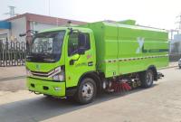 China Dongfeng 5cbm Road Sweeper Truck 4000L Water Tank 5000L Dust Tank Suction Debris Collection for sale