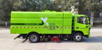 China Dongfeng 5cbm Road Sweeper Truck 4000L Water Tank 5000L Dust Tank Suction Debris Collection for sale