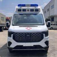 China Ford 2.0T Diesel Ambulance Vehicle 4944mm Emergency Rescue Hospital Transport for sale