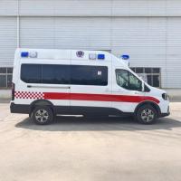 China Ford 2.0T Diesel Ambulance Vehicle 4944mm Emergency Rescue Hospital Transport for sale