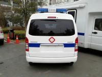 China 6 Passenger Negative Pressure Ambulance 4x2 Diesel Engine 5350mm Medical Emergency Vehicle for sale