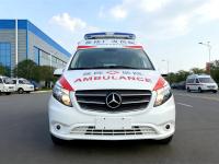 China Mercedes Benz Diesel Rescue Ambulance 204HP ICU Negative Pressure Vehicle for Hospital Airport for sale