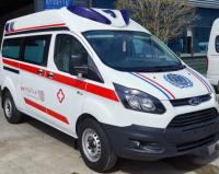 China Ford V348 Patient Transport Ambulance Car Rescue Vehicle 2835mm Wheelbase Diesel for sale