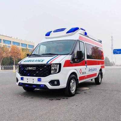 China Ford Transit Ambulance 2835mm Wheelbase 85kW Diesel Emergency Medical Vehicle for sale