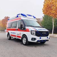 China Ford Transit Ambulance 2835mm Wheelbase 85kW Diesel Emergency Medical Vehicle for sale