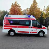 China Ford Transit Ambulance 2835mm Wheelbase 85kW Diesel Emergency Medical Vehicle for sale