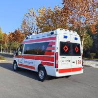 China Ford Transit Ambulance 2835mm Wheelbase 85kW Diesel Emergency Medical Vehicle for sale