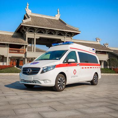 China Mercedes Benz ICU Ambulance 5370x2000x2400mm 150kw Negative Pressure Patient Transport Vehicle for sale