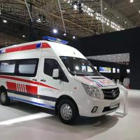 China Foton 4WD Negative Pressure Ambulance 5350mm 6 Seats Diesel Medical Emergency Vehicle for sale