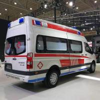 China Foton 4WD Negative Pressure Ambulance 5350mm 6 Seats Diesel Medical Emergency Vehicle for sale