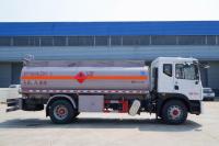 China 12000L Diesel Gasoline Oil Tank Truck 12m3 Fuel Refueling Truck with Dispenser 190HP for sale