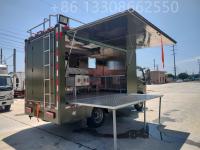China Dongfeng 4x4 Mobile Kitchen Truck 200 Person Capacity Catering Food Van for Sale for sale
