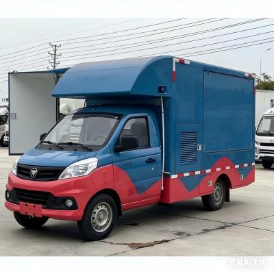 China Foton 4x2 Mobile Street Fast Food Truck Diesel Engine Left Hand Drive or Right Hand Drive for sale