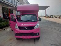 China Customized Mobile Food Truck Burger Trailer 5995x2230x3300mm 200 People Capacity for sale