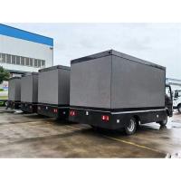 China 6 Wheel Mobile LED Screen Truck P6 Outdoor Advertising Light Box Truck 3840x1760mm for sale