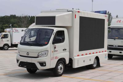 China Foton LED Advertising Truck P6 Outdoor Mobile Billboard Truck 5180mm 2545kg for sale
