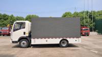 China Moving Stage Backdrop LED Advertising Truck for sale