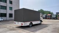 China Moving Stage Backdrop LED Advertising Truck for sale