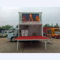 China P6 Outdoor Full Color LED Billboard Advertising Truck 5990mm 4495kg Mobile Display Screen for sale