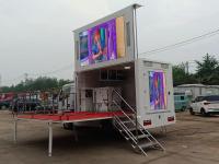 China P6 Outdoor Full Color LED Billboard Advertising Truck 5990mm 4495kg Mobile Display Screen for sale