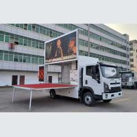 China HOWO LED Screen Advertising Truck P6 Outdoor Display 98HP Diesel Mobile TV Show Truck for sale