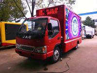 China Mobile LED Advertising Truck P6 Outdoor Display 3840x1760mm Custom Billboard Roadshow Vehicle for sale