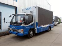 China JAC Oudoor LED Screen Mobile LED Advertising Truck for sale