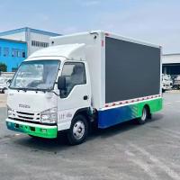 China P3.91 Full Color Outdoor SMD LED Screen Mobile Advertising Truck with 15kW Generator and Hydraulic Stage for sale