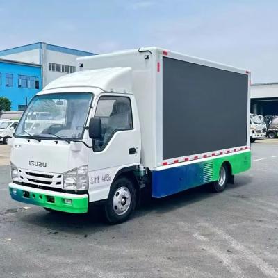 China P3.91 Full Color Outdoor SMD LED Screen Mobile Advertising Truck with 15kW Generator and Hydraulic Stage for sale