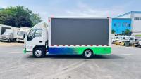 China P3.91 Full Color Outdoor SMD LED Screen Mobile Advertising Truck with 15kW Generator and Hydraulic Stage for sale