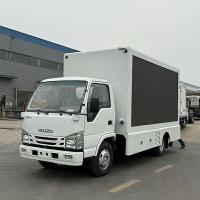 China P6 4x2 Mobile LED Advertising Display Trailer Truck with 15kW Generator and Hydraulic Stage for sale