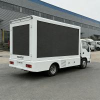 China P6 4x2 Mobile LED Advertising Display Trailer Truck with 15kW Generator and Hydraulic Stage for sale
