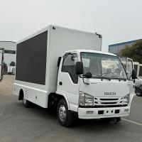 China P6 4x2 Mobile LED Advertising Display Trailer Truck with 15kW Generator and Hydraulic Stage for sale