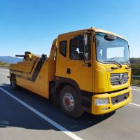 China Dongfeng 20ton 25ton Heavy Duty Integrated Wrecker Tow Truck Road Recovery 350hp for sale