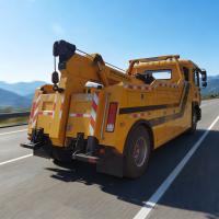 China Dongfeng 20ton 25ton Heavy Duty Integrated Wrecker Tow Truck Road Recovery 350hp for sale