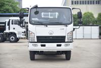 China 4x2 Cargo Box Truck 8 Ton Payload 163HP Diesel Engine Euro 5 Emission Standard for sale