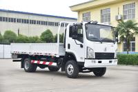 China 4x2 Cargo Box Truck 8 Ton Payload 163HP Diesel Engine Euro 5 Emission Standard for sale