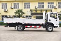 China 4x2 Cargo Box Truck 8 Ton Payload 163HP Diesel Engine Euro 5 Emission Standard for sale