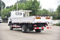 China 4x2 Cargo Box Truck 8 Ton Payload 163HP Diesel Engine Euro 5 Emission Standard for sale