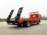 China Platform Truck diesel flatbed trucks with compact structure durable design and ladders for safe convenient loading unloading for sale
